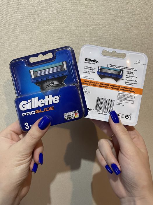 Змінні леза Gillette PROGLIDE, Fusion5 оригінал 100% з Німеччини: 289 ...
