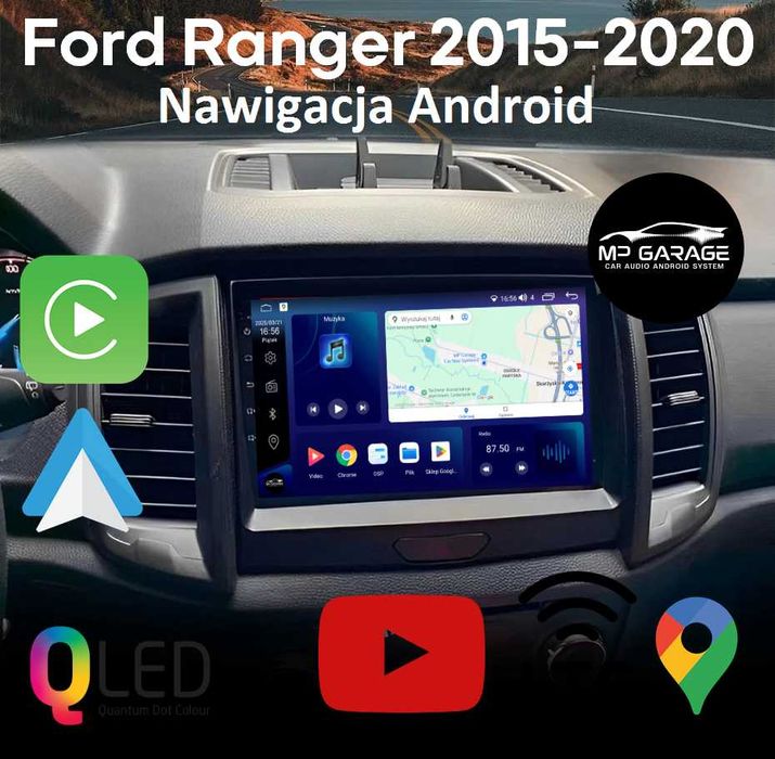 Nawigacja Ford Ranger V Android CarPlay/AA 4G LTE Qled Montaż Gw. Skarżysko-Kamienna • OLX.pl