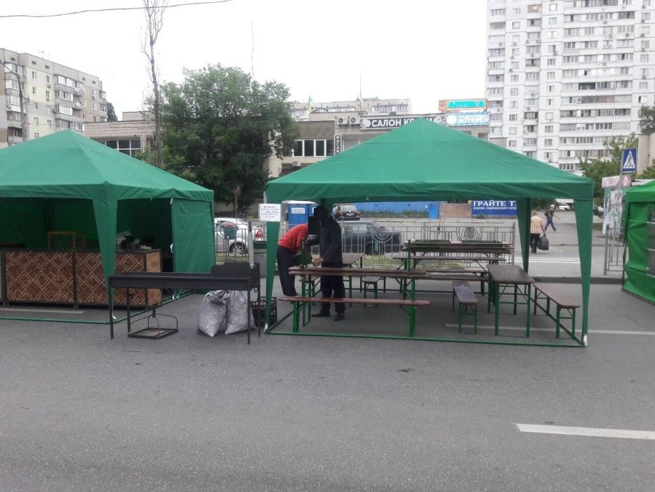 Тент на шатер 4х4 торговый купол на палатку крыша зонт замена тентов: 4 ...