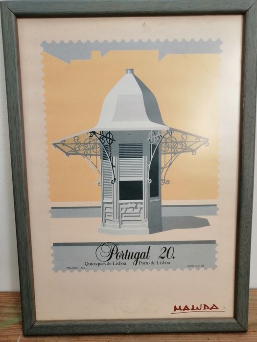 8 quadros Maluda Maluda 1934/1999/ Offset a Impressão certificada INCM São Bernardo • OLX.pt