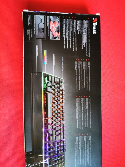 Игровая клавиатура gaming Keyboard rgb подсветка GXT 860 USB Black: 650 ...