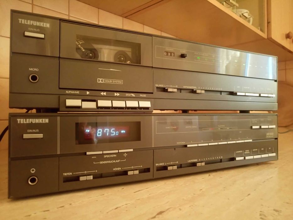 Amplituner Telefunken HR 650 + Magnetofon Telefunken HC 650 Jeziorki • OLX.pl