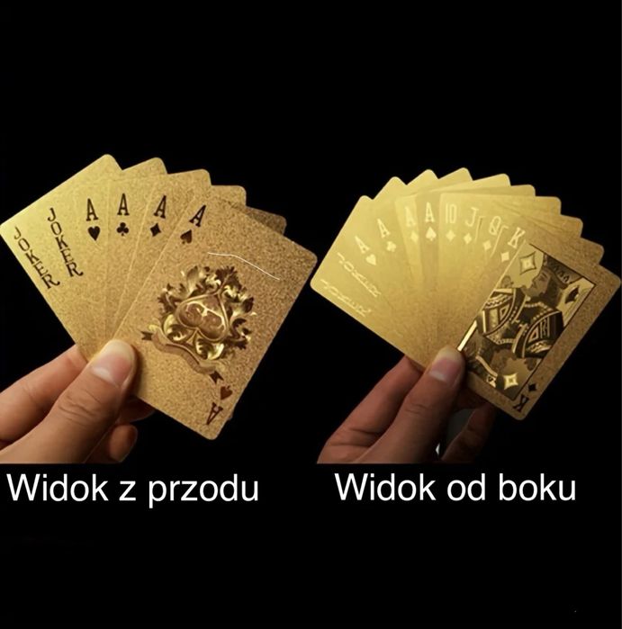 Złote karty do gry Bełchatów • OLX.pl