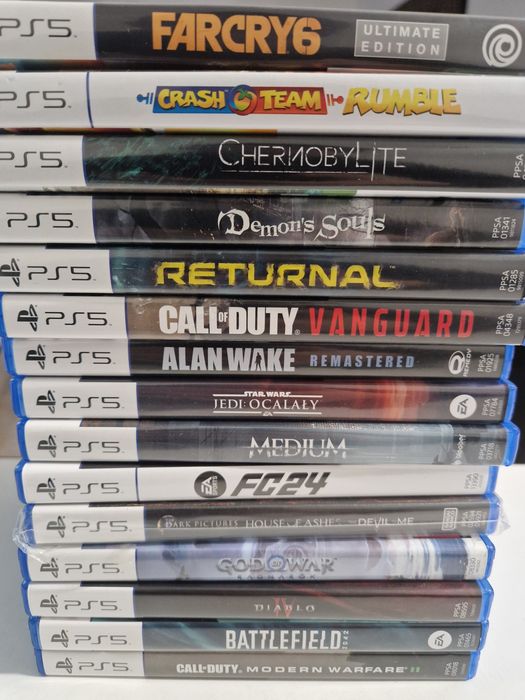 Gry PS5 PlayStation 5 Ragnarok Call Of Duty Metro Alan Wake FC24 Jedi ...