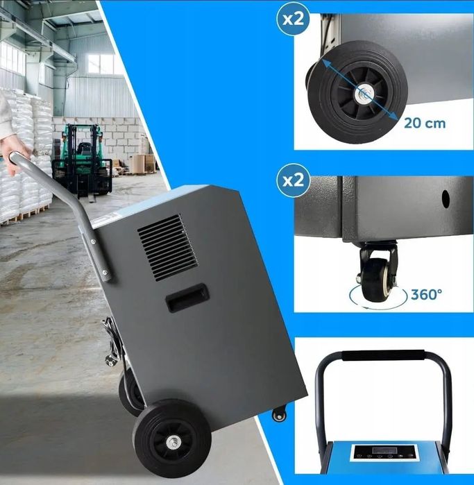 Будівельний / Промисловий осушувач повітря Techglobe 55 л/добу 750 Вт: 17 500 грн. - Зволожувачі ...