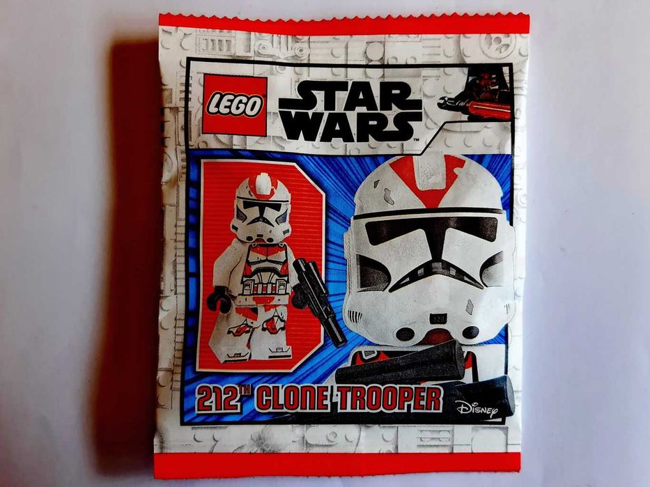 Lego 212th Clone Trooper Paper Bag selado com figura e Blaster Benfica ...
