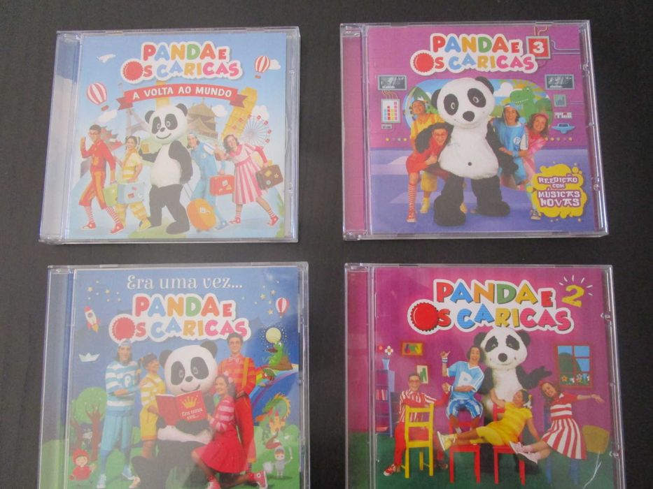 CDs Panda e os Caricas (7,5€ cada ou 25€ todos) c/ portes incluídos ...