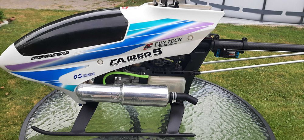 Śmigłowiec RC spalinowy Kyosho Caliber 5 Lublin • OLX.pl