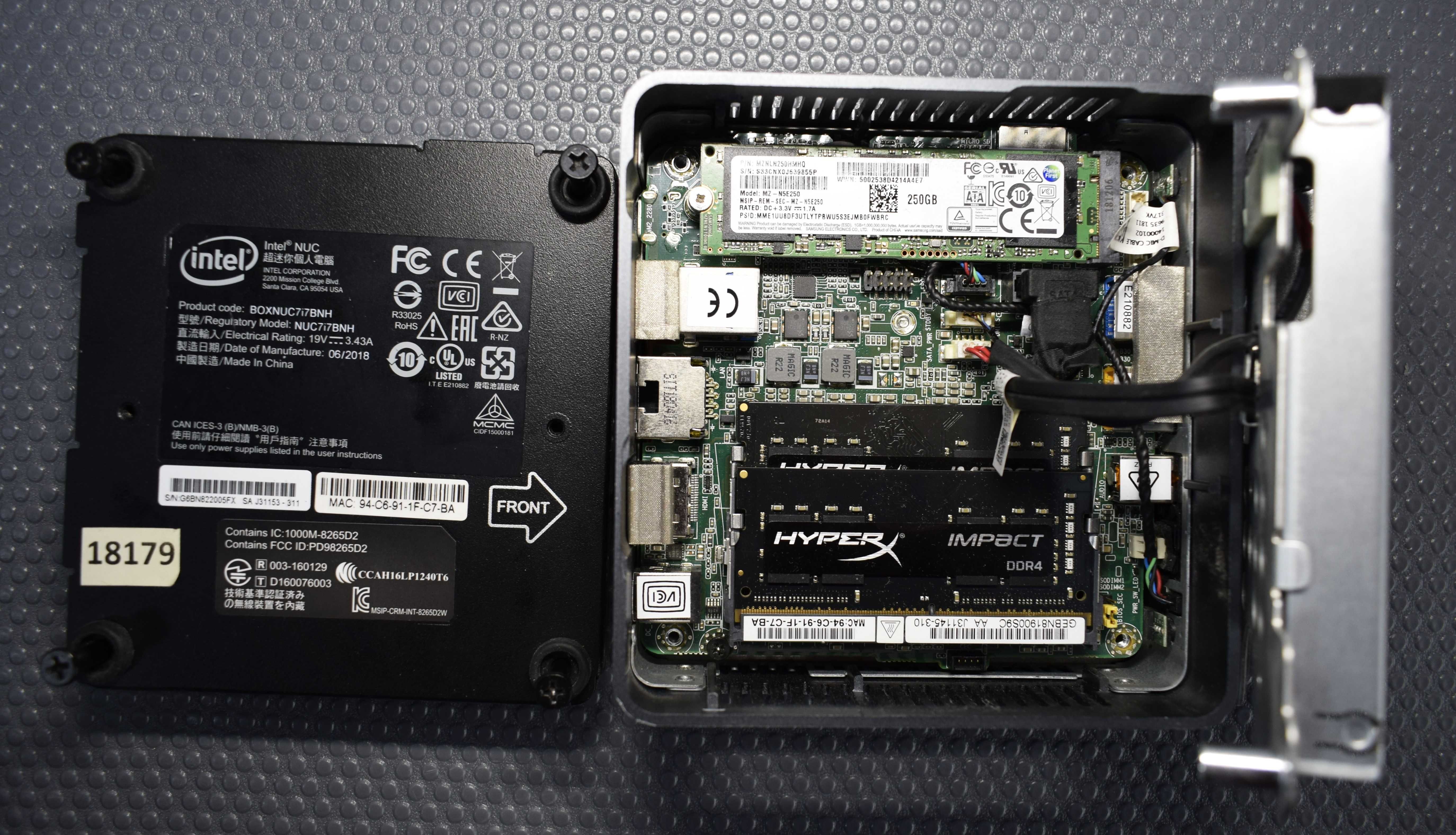 Міні ПК (неттоп) Intel NUC7i7BNH (Intel Core-i7 / 16GB / 250GB SSD): 7 ...
