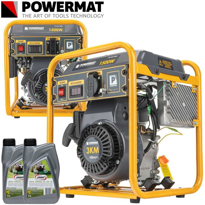 POWERMAT Agregat Prądotwórczy Inwertorowy Generator 1500w Warszawa ...