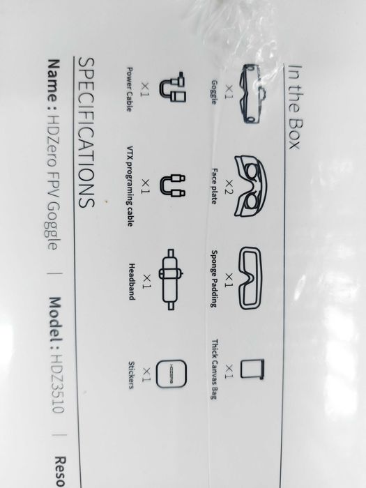 Нові FPV Окуляри HDZero goggles HD Zero: 36 000 грн. - Аксессуары для квадрокоптеров Киев на Olx