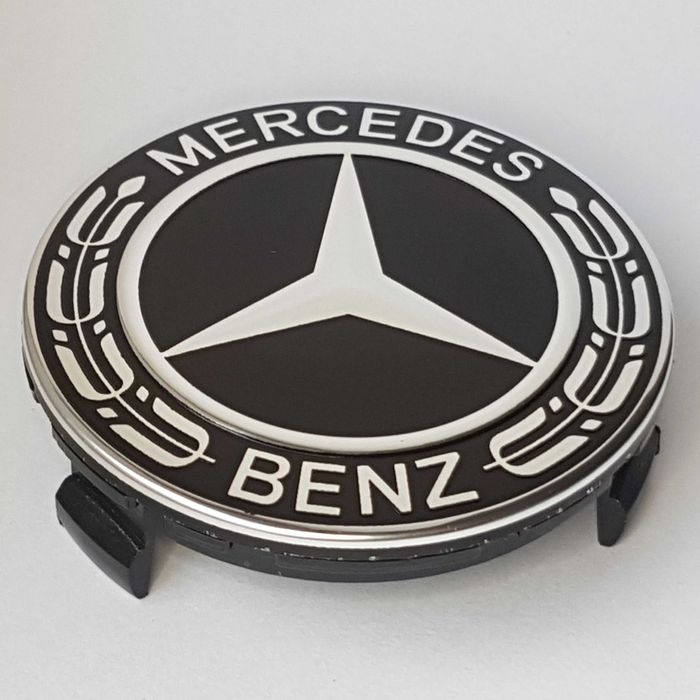 Oryginalny dekielek MERCEDES BENZ 75mm dekle new black Bełchatów • OLX.pl