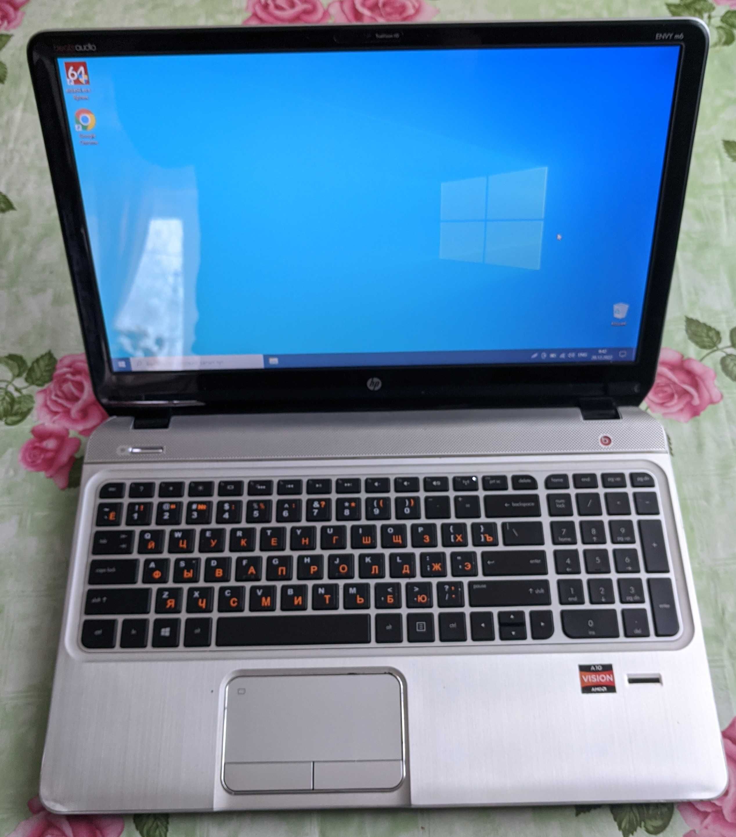 Ноутбук HP ENVY m6, 15.6, AMD A10-4600M (2.30GHz), 6 Gb/HDD 500Gb: 5 ...