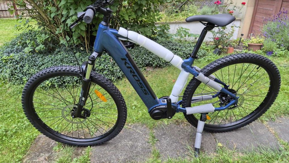 Polski rower elektryczny Kross Hexagon Boost 3.0 wygodny mocny rama L ...