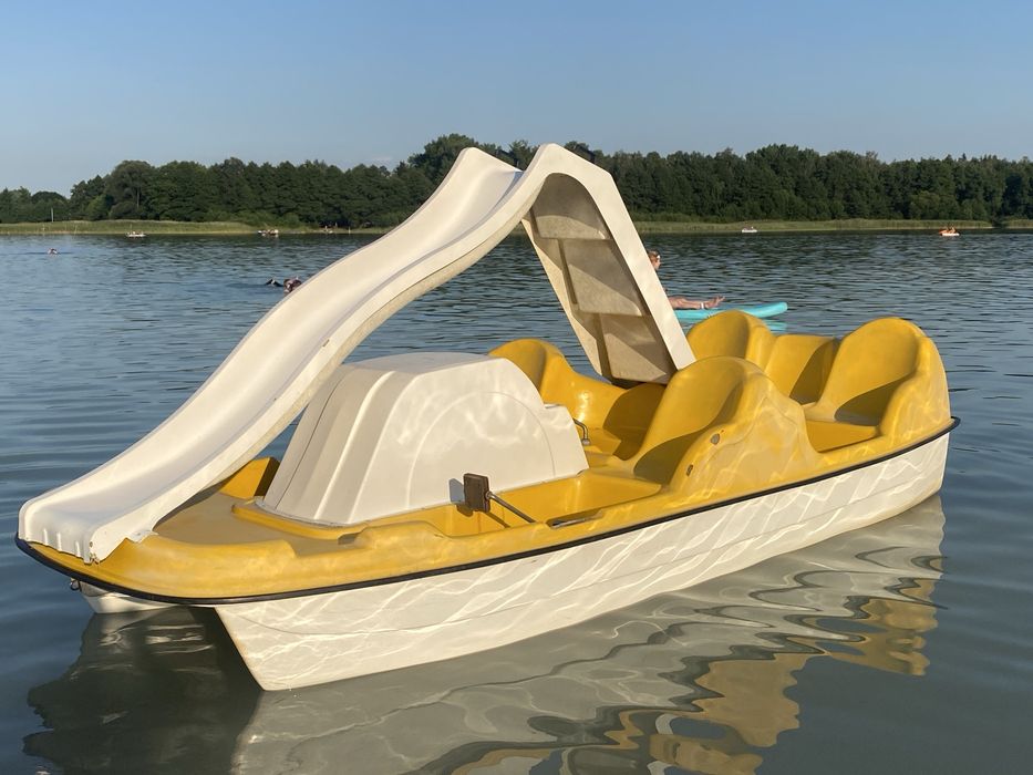 Rower wodny ze zjeżdżalnią 4 osobowy Przybrodzin • OLX.pl