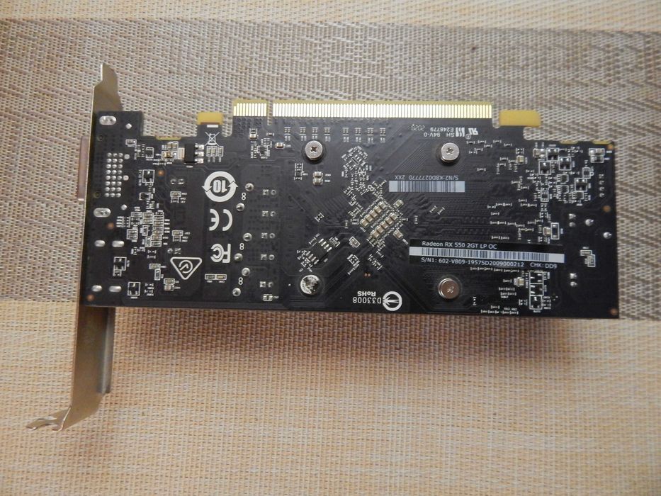 Відеокарта MSI Radeon RX 550 2GT LP OC: 1 700 грн. - Комплектуючі та ...