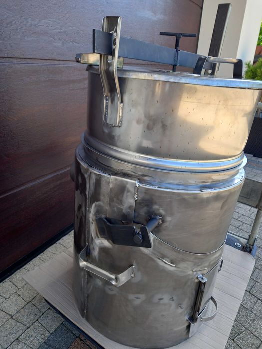 Parnik węglowy parownik 100l z blachy nierdzewnej Lipnica Murowana • OLX.pl