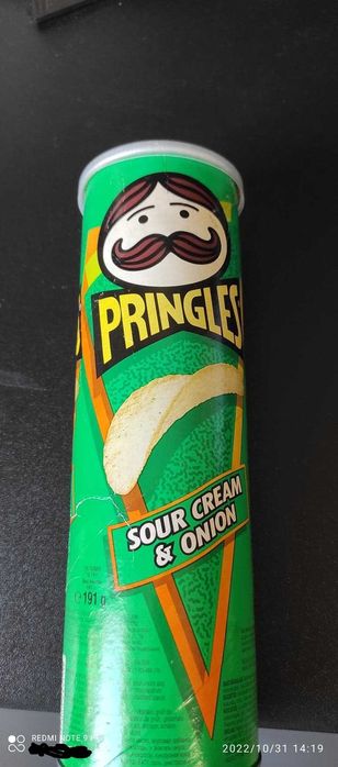 Oryginalna puszka Pringles z lat 90 Kraków Dębniki • OLX.pl