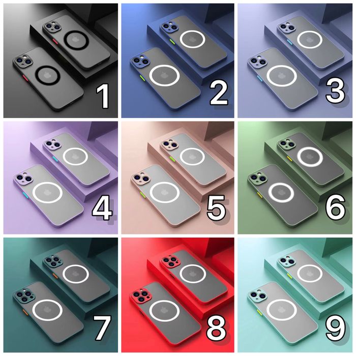 Case obudowa etui iPhone MagSafe X/Xs/Xr/11/12/13/14 Pro/bez Pro ...