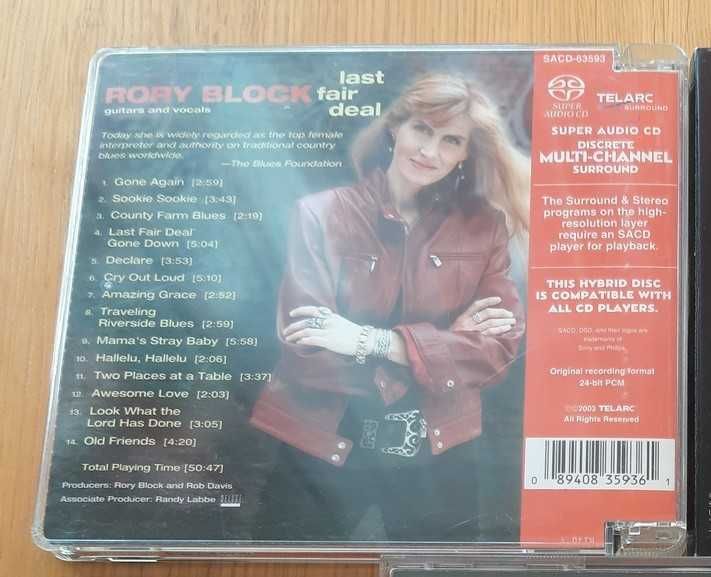 RORY BLOCK Last Fair Deal - SACD - super audio cd Gdynia Witomino ...