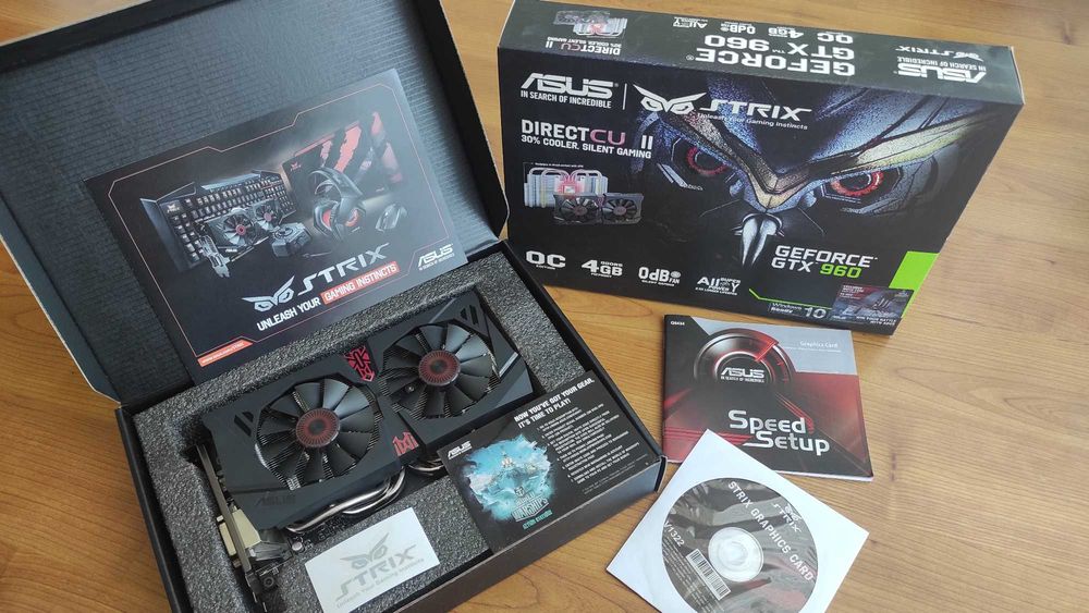 Karta graficzna ASUS GeForce GTX 960 4GB 128bit edycja OC ROG Strix ...