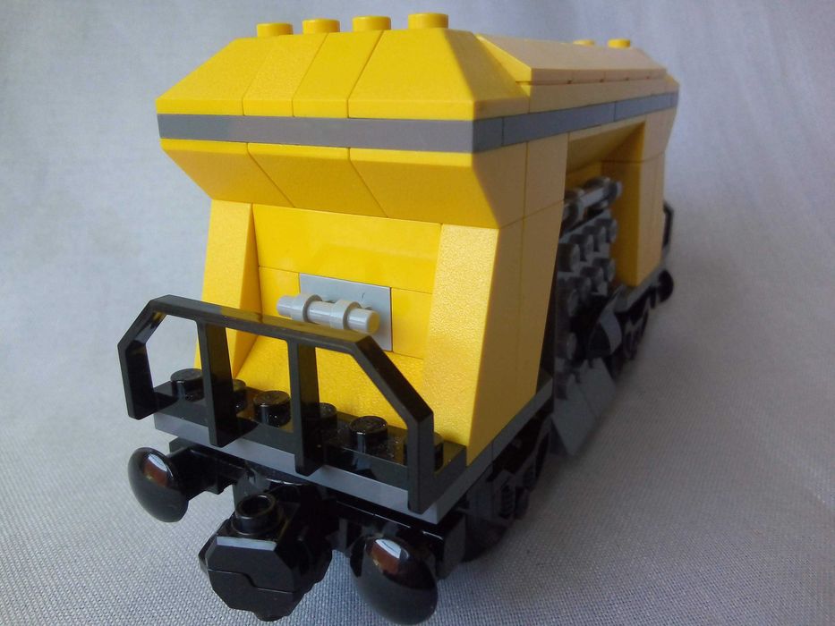 LEGO train, węglarka, wagon żółty do pociągu jak 60098 GRATIS wysyłka ...