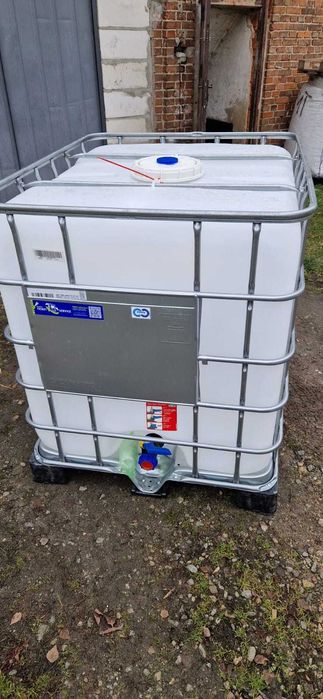 Beczka zbiornik mauser 1000l 1m3 na wodę Wrocław Psie Pole • OLX.pl