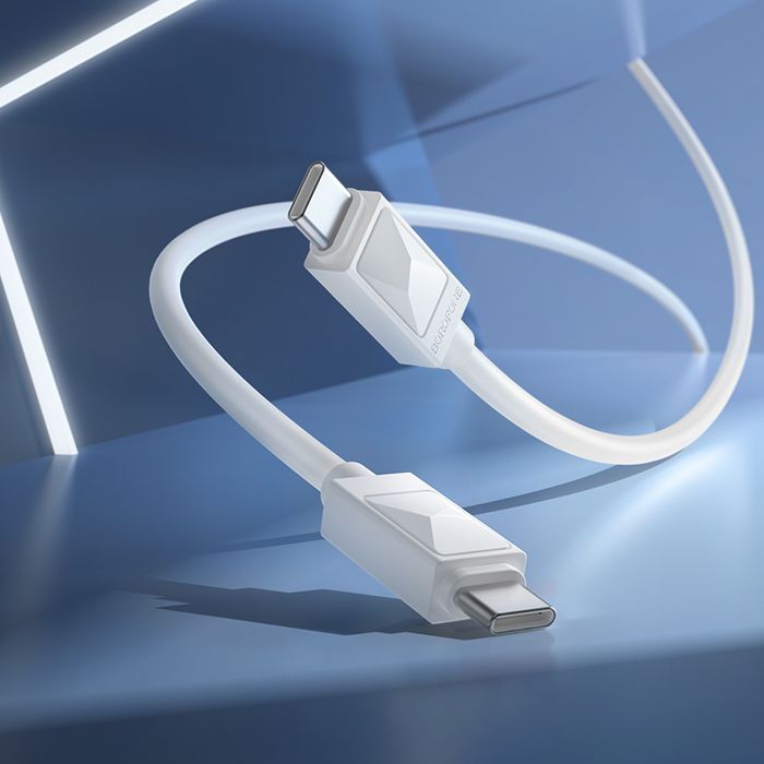 Borofone Kabel BX109 Joy - Typ C na Typ C - 60W 3A 1 metr biały Kraków ...