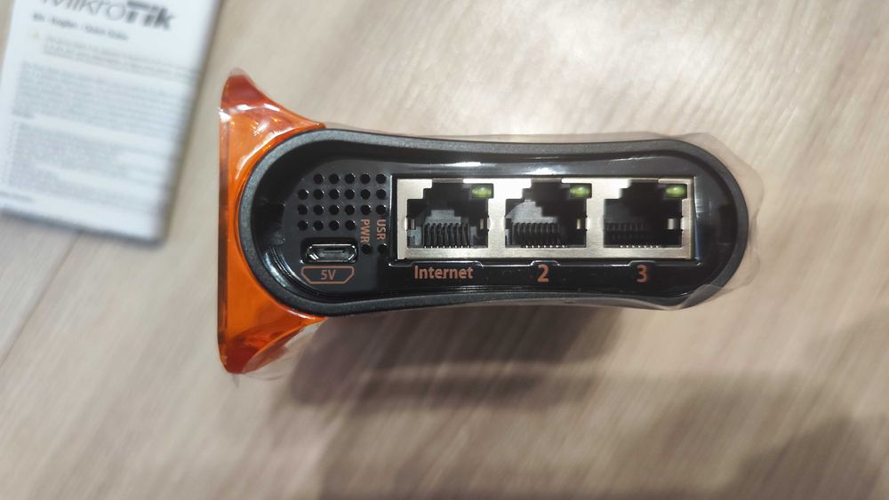 Mini Router WiFi Mikrotik hAP mini - nowy, nieużywany, komplet ...