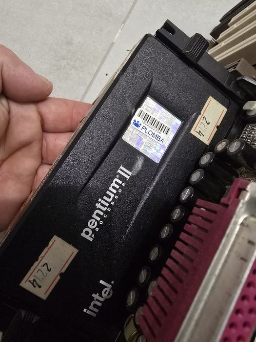 Płyta główna ATX + Intel Pentium II Slot 1 – Optimus – retro PC ...