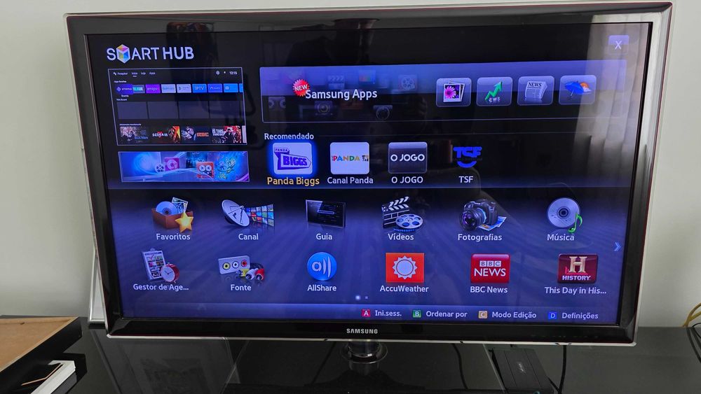 Smart TV Samsung 40" LED (UE40D5500) Benfica • OLX.pt