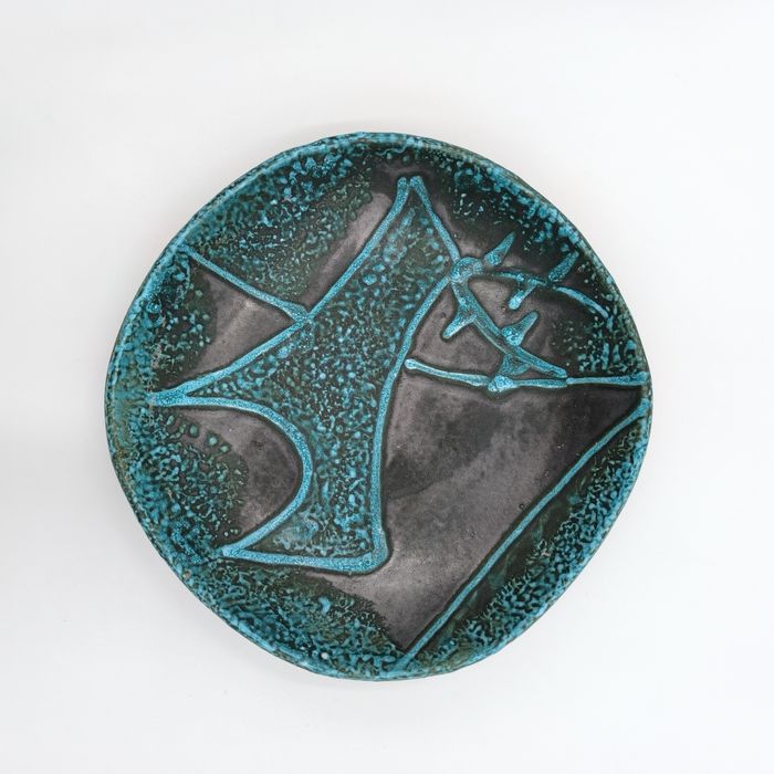 Patera Jeleń Mid Century Modern New Look Talerz Patera Vintage Ret ...