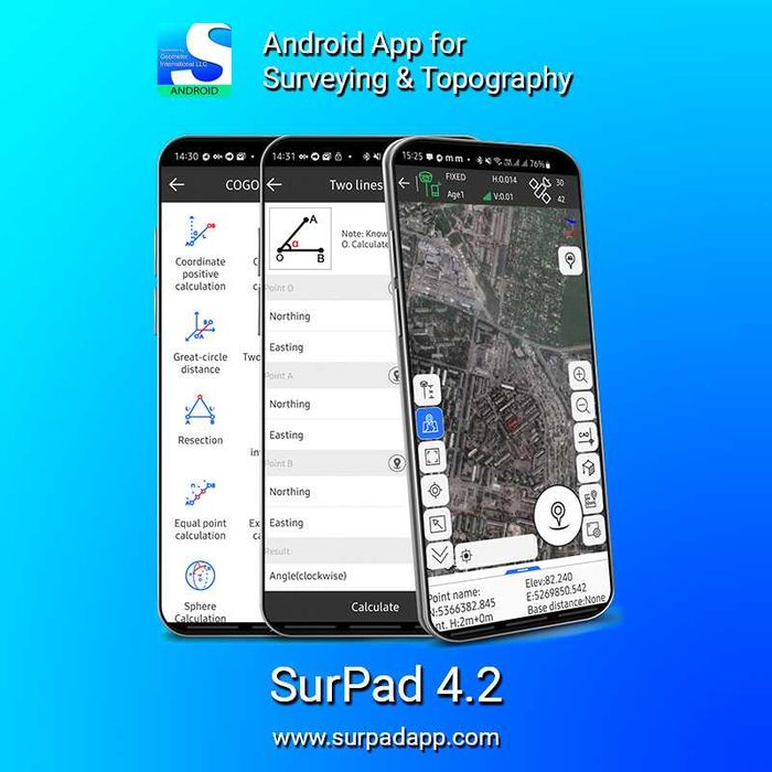 Геодезична програма SurPad 4.2 для GNSS RTK приймачів: 10 700 грн. - Інше обладнання Дніпро на Olx