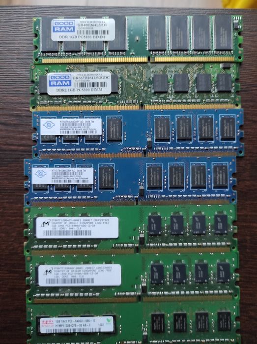 Kości RAM różne rodzaje SDRAM, DDR, DDR2, DDR3, Bełżec • OLX.pl