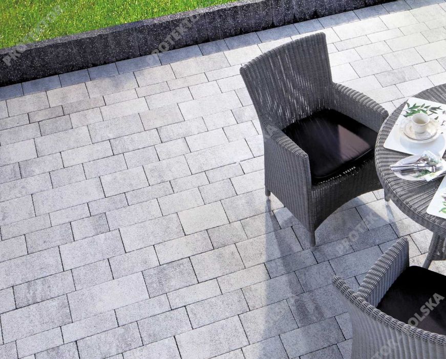 Kostka brukowa IDEO Bruk betonowa chodnik deptak płyta taras melanż Malbork • OLX.pl