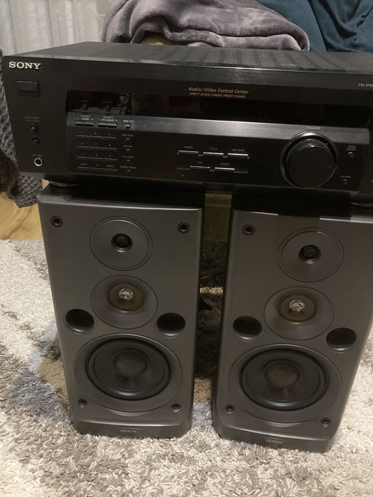 Amplituner Sony +2 kolumny Annobór-Kolonia • OLX.pl