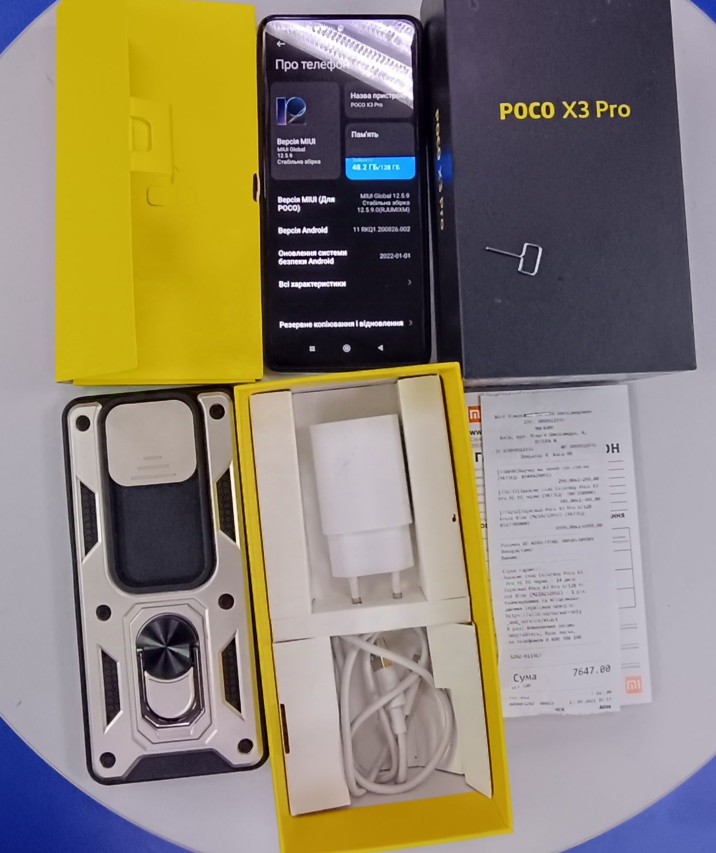Смартфон Xiaomi Poco X3 Pro 6/128GB Frost Blue NFC: 3 925 грн ...