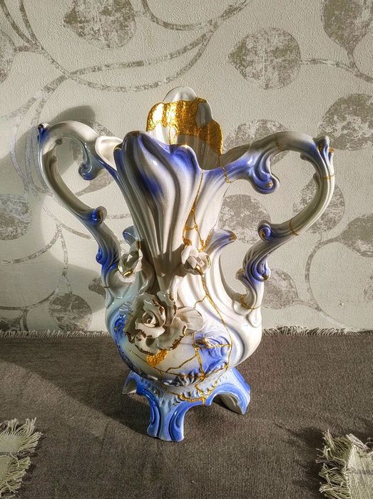 Кінцугі, ваза рококо, Capodimonte: 4 900 грн. - Предмети мистецтва Київ ...