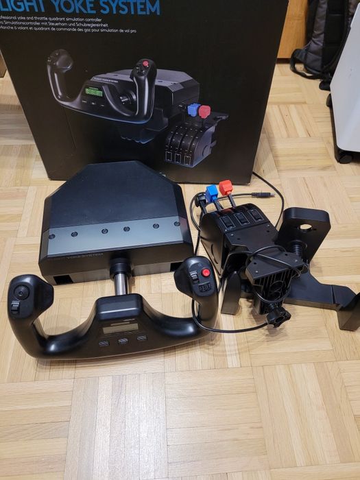 Logitech Flight Yoke System Józefosław • OLX.pl