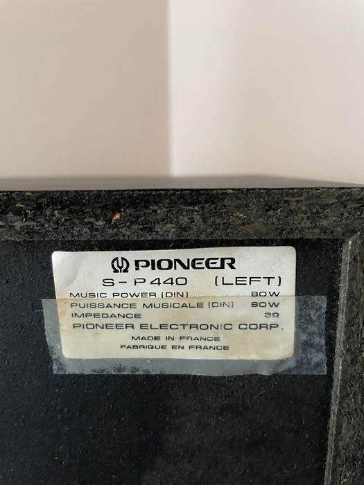 Colunas Pioneer S-P440 Avenidas Novas • OLX Portugal