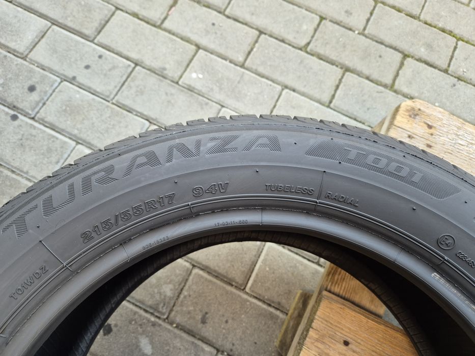 215/55/17 94V Bridgestone Turanza T001 6,5mm Oleśnica Oleśnica • OLX.pl