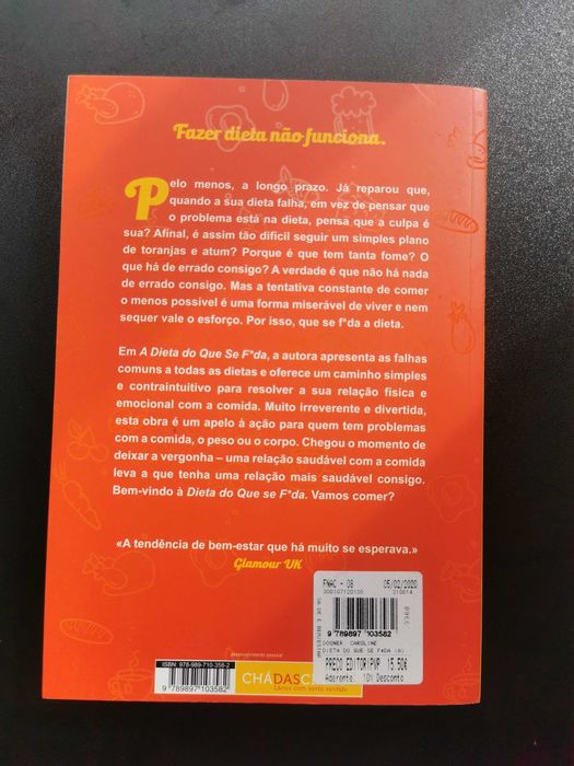 Livro A Dieta Do Que Se F Da Campanhã • Olx Portugal