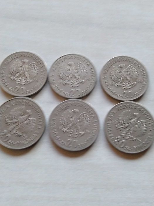 MONETA Moneta Marceli Nowotko 20zl z 1976 JEDEN BEZ ZNAKU Głogów • OLX.pl