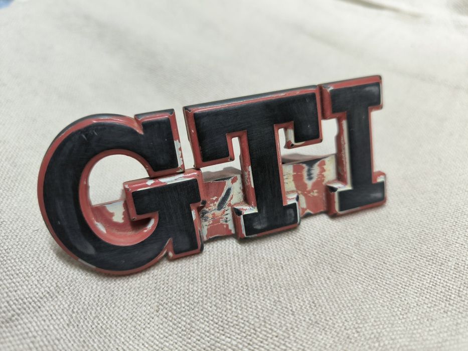 Lettering / sigla Golf 2 GTI Original Marvila • OLX.pt