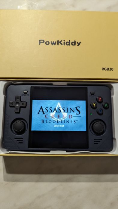 Портативна ігрова ретро приставка Powkiddy rgb30, 64 GB,psp, ps1: 2 500 ...