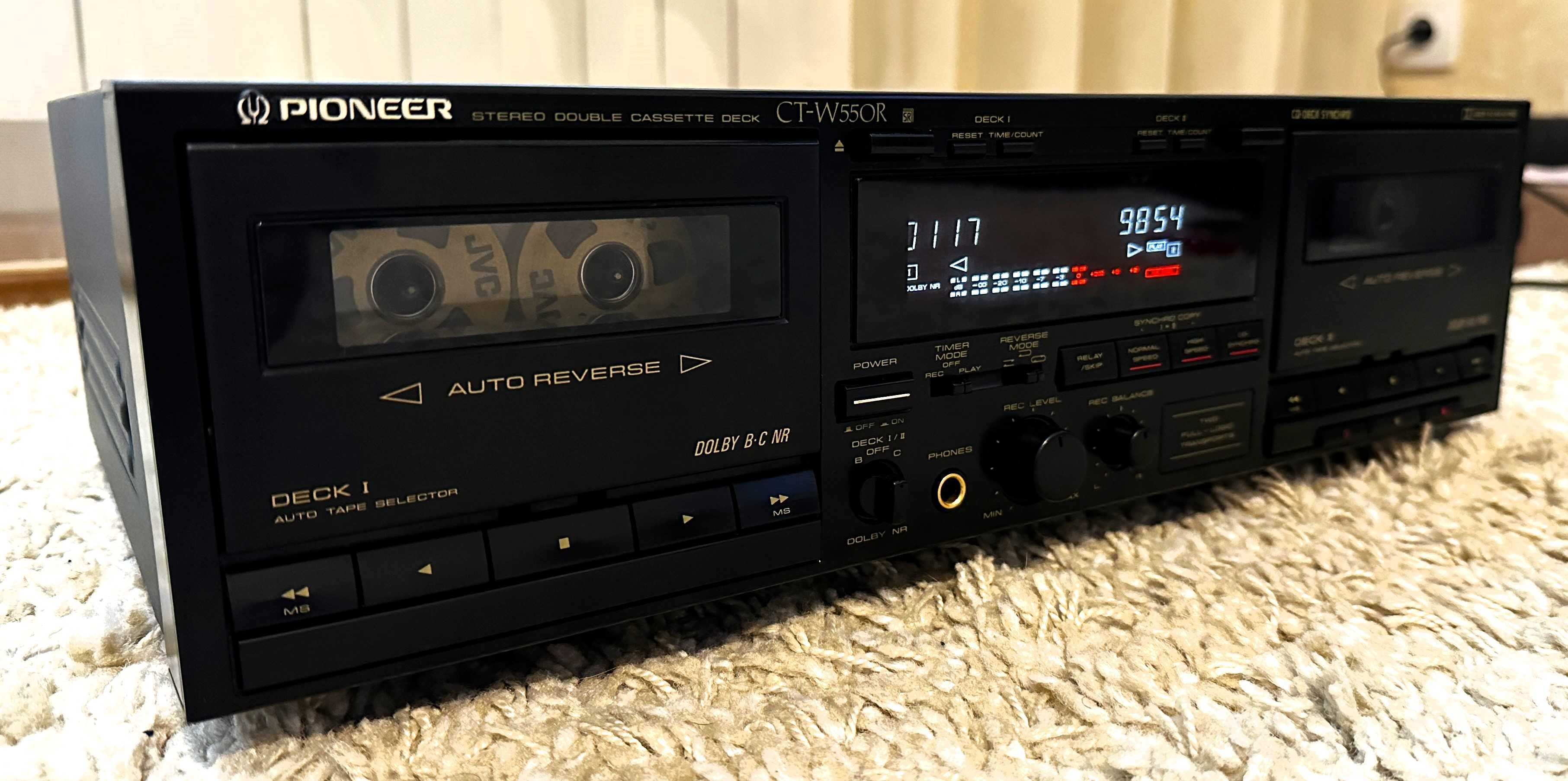 Двухкассетная дека Pioneer CT-W550R: 5 000 грн. - Магнітоли Київ на Olx