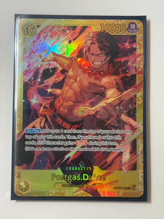 Karta Portgas D Ace (OP07-119) (V.1) - One Piece TCG Zielona Góra • OLX.pl