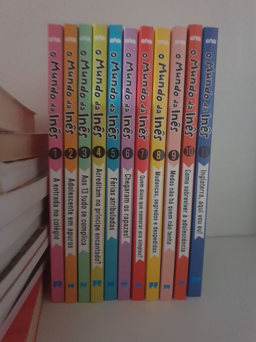 Coleção de livros "o Mundo da Inês" Alvalade • OLX Portugal