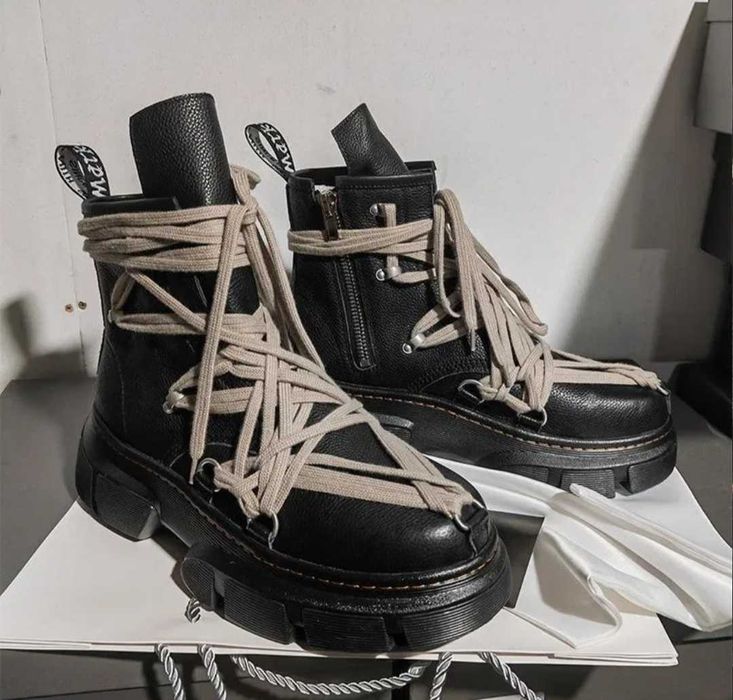 Rick owens x dr. martens megalace boot: 4 200 грн. - Інші черевики Київ ...