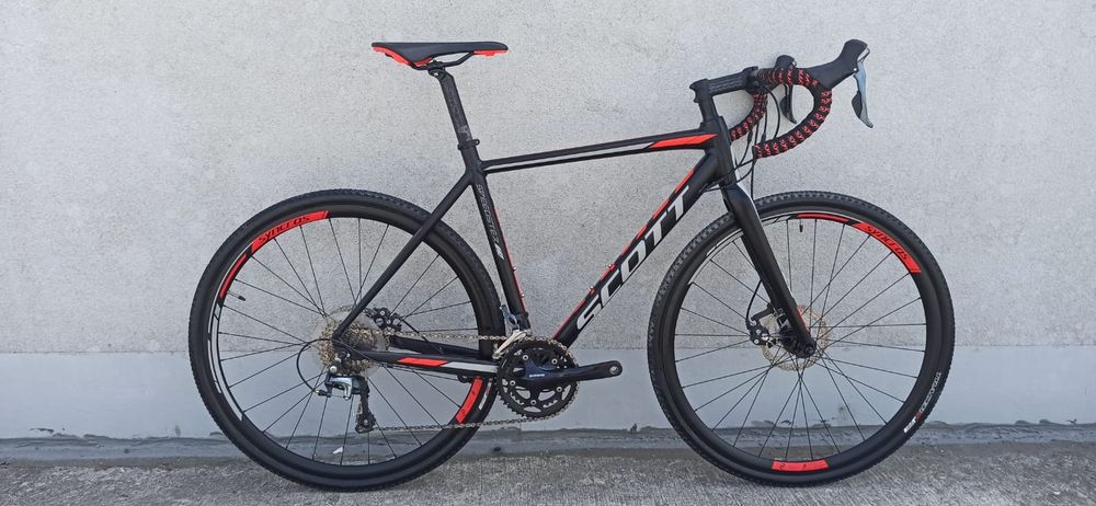 SCOTT SPEEDSTER CX20 DISC (przełaj/gravel), Shimano Tiagra, Rozmiar 54 Kraków Prądnik Czerwony ...